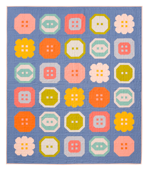 PDF Buttoned Up Quilt Pattern – Pen and Paper Patterns