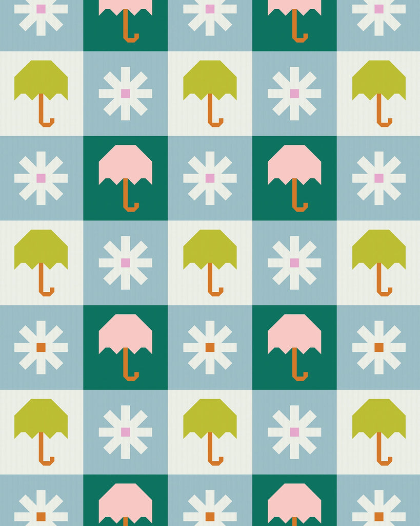 Chance of Rain Mock Ups + Quilt Kits – Pen and Paper Patterns