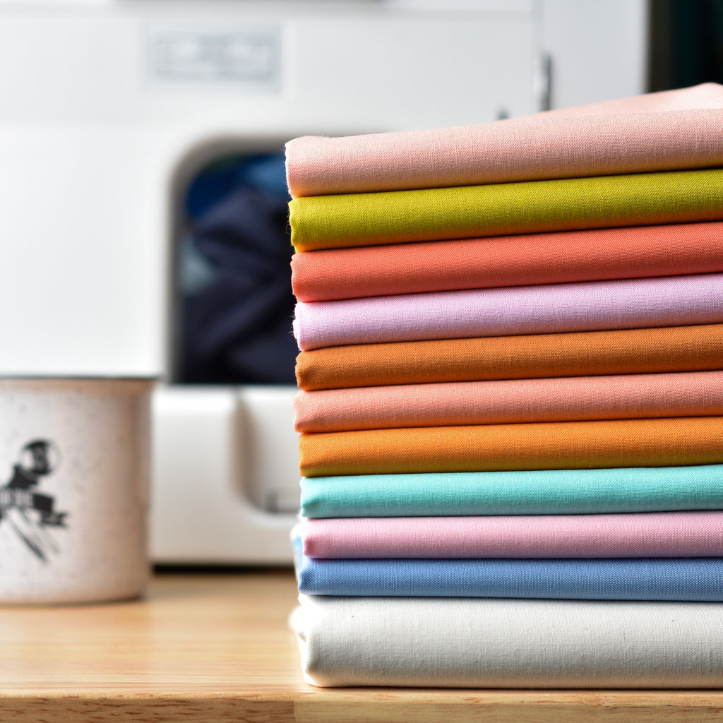 Buttoned Up Quilt Kits + Kona Mock Ups – Pen and Paper Patterns