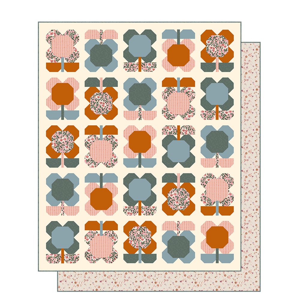 Folk Blooms Quilt Kits – Pen and Paper Patterns