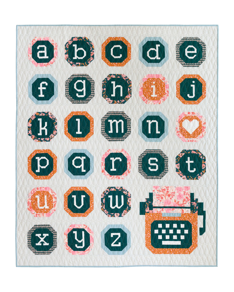 *NEW* The Just My Type Quilt Pattern – Pen and Paper Patterns