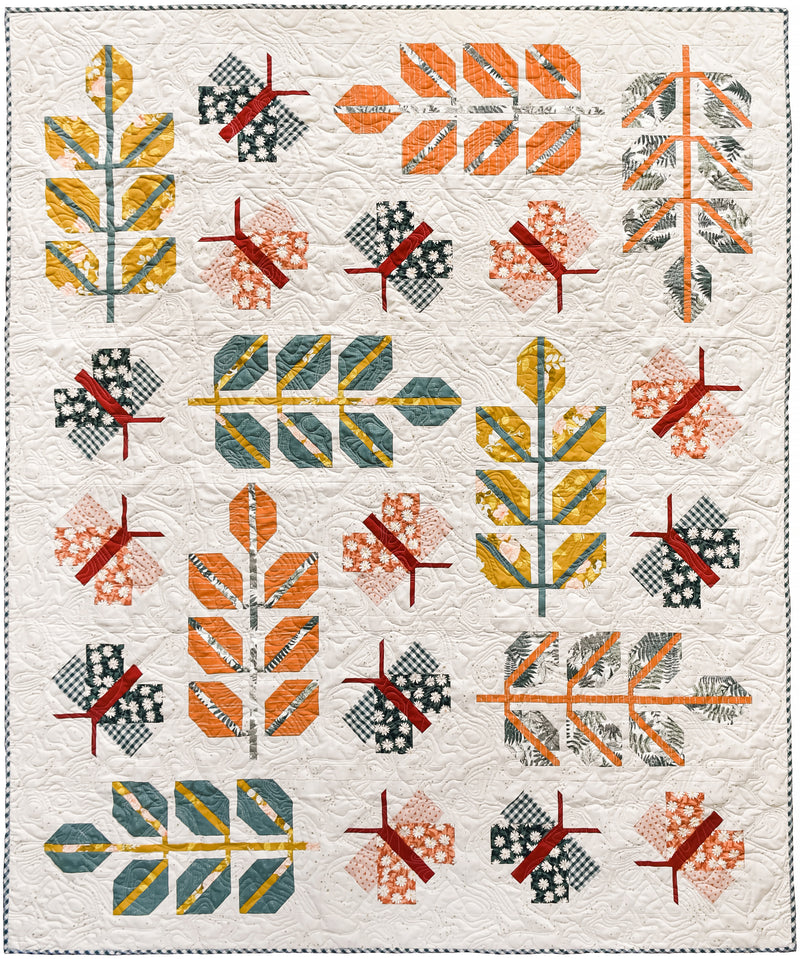 PRINTED Oak Moth Quilt Pattern – Pen and Paper Patterns