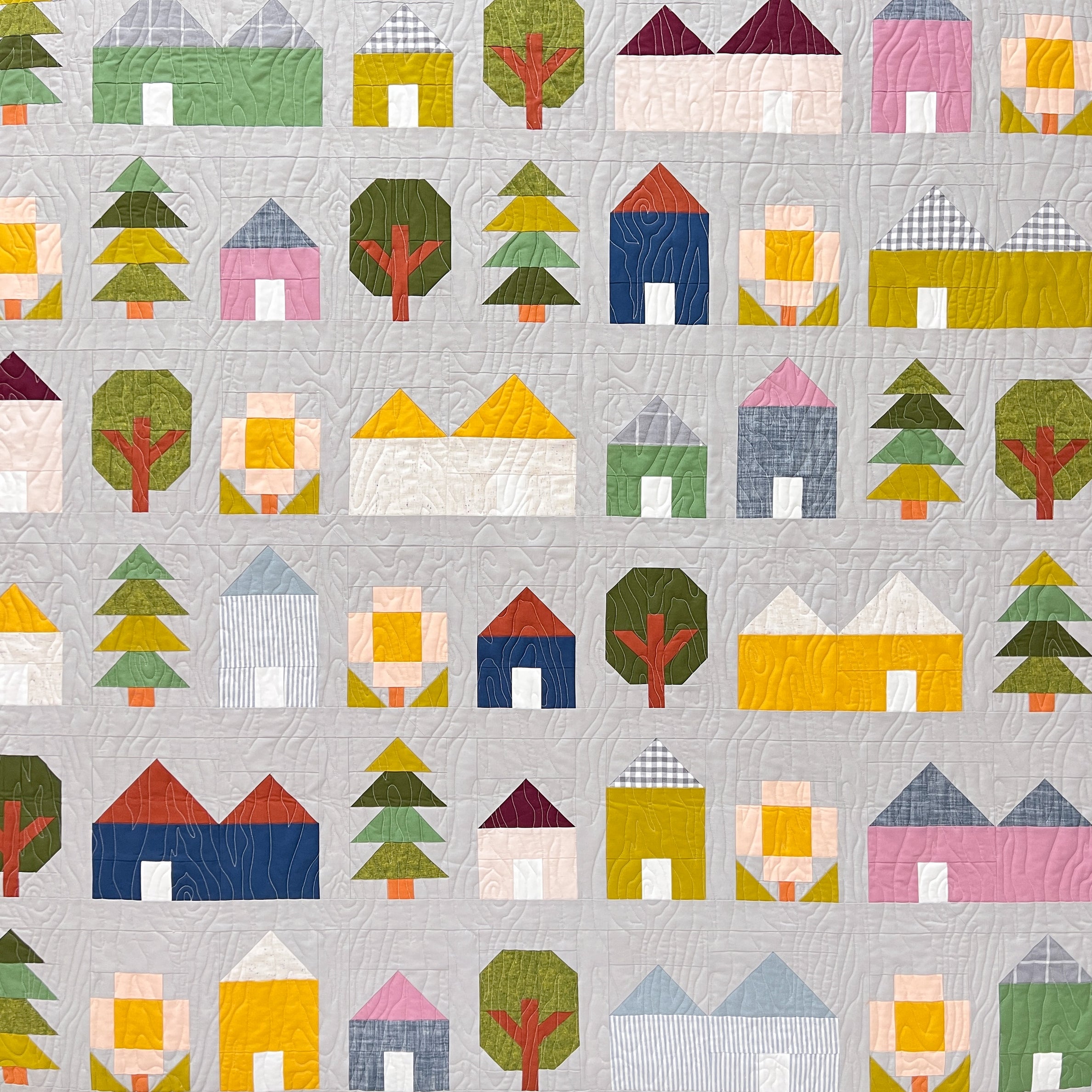 PDF Tiny Town Quilt Pattern – Pen and Paper Patterns