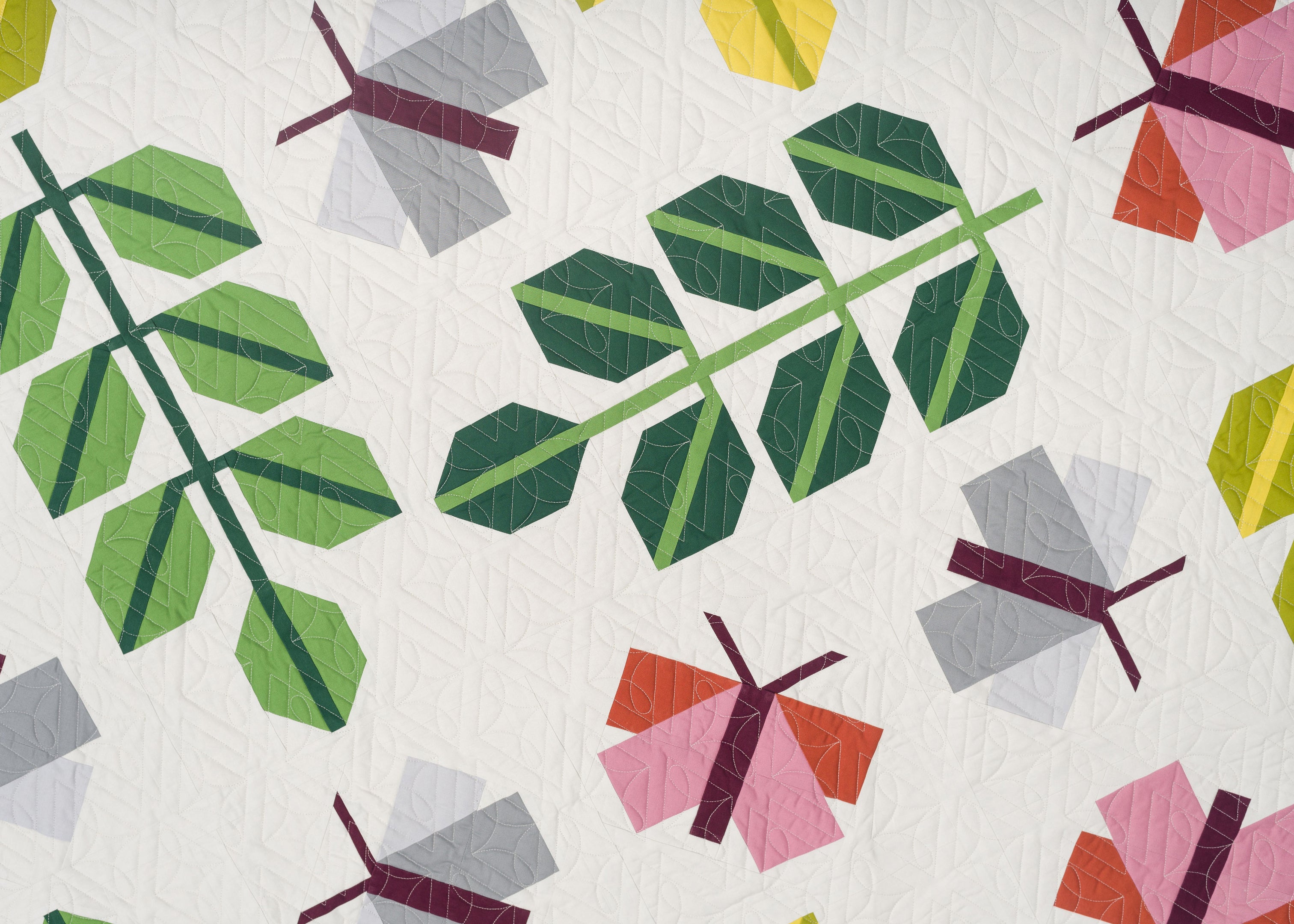 PRINTED Oak Moth Quilt Pattern – Pen and Paper Patterns