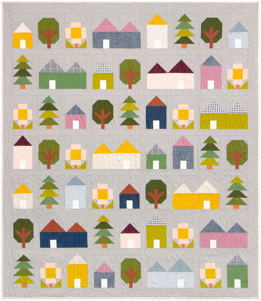 PDF Tiny Town Quilt Pattern – Pen and Paper Patterns