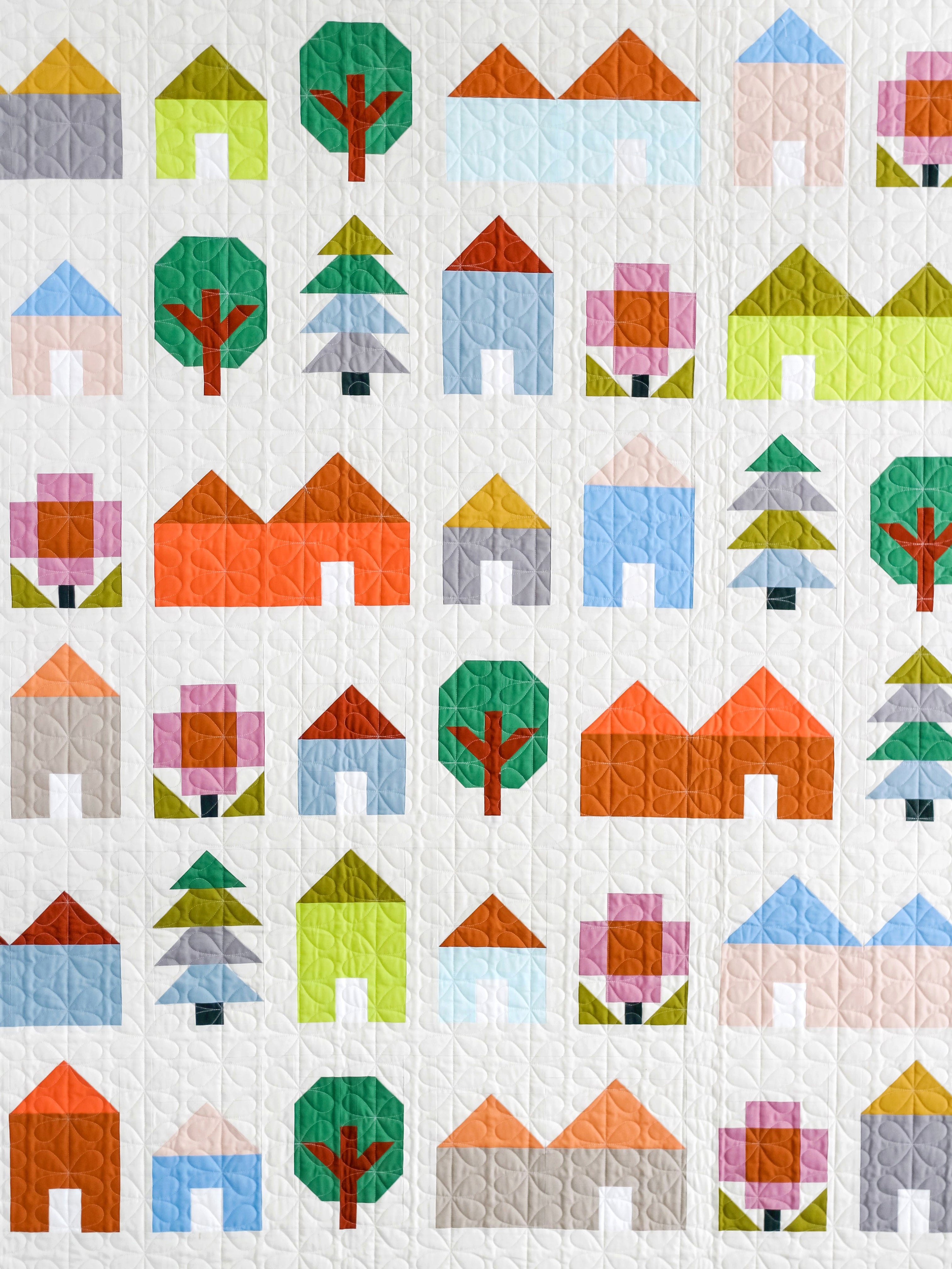 PDF Tiny Town Quilt Pattern – Pen and Paper Patterns
